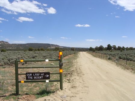 olod_sign_welcome | Monastery of Our Lady of the Desert